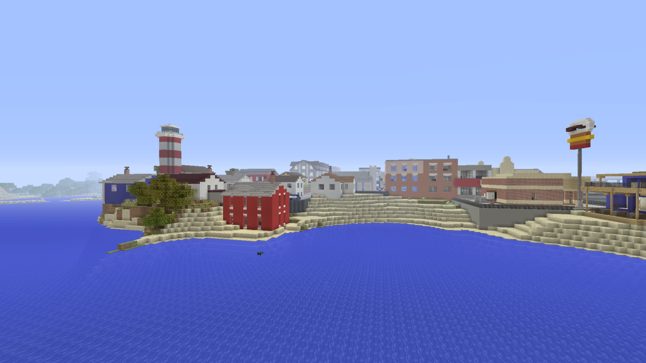 Change in the Cornerbrooke harbourfront. (Herchepshire) Minecraft Map