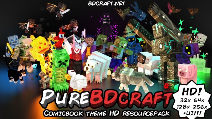 Sphax PureBDCraft x256 (for MC1.17) Minecraft Texture Pack