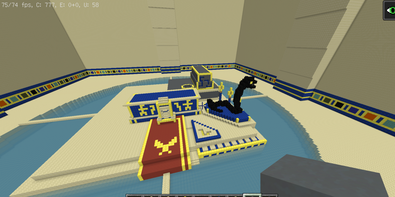Anubis altar Minecraft Map