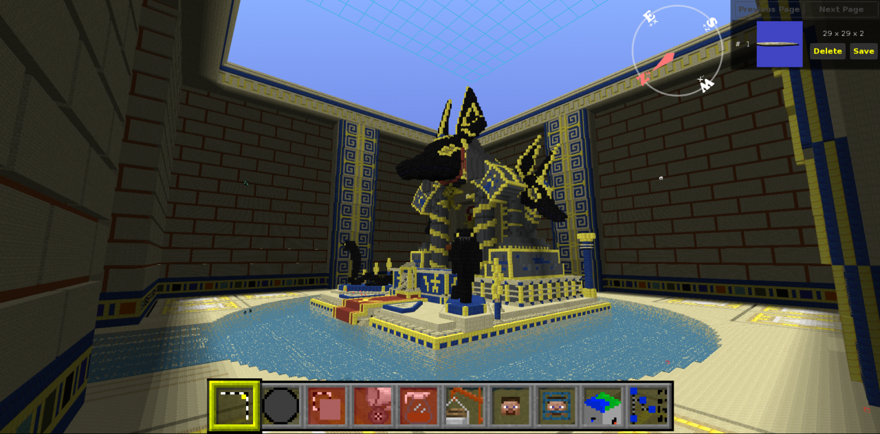 Anubis altar Minecraft Map