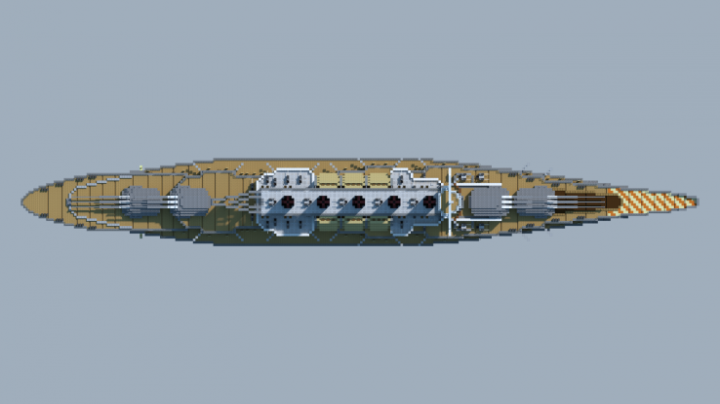 Damocles-class battlecruiser Minecraft Map