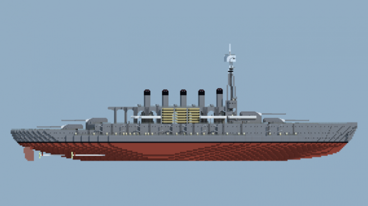 Damocles-class battlecruiser Minecraft Map