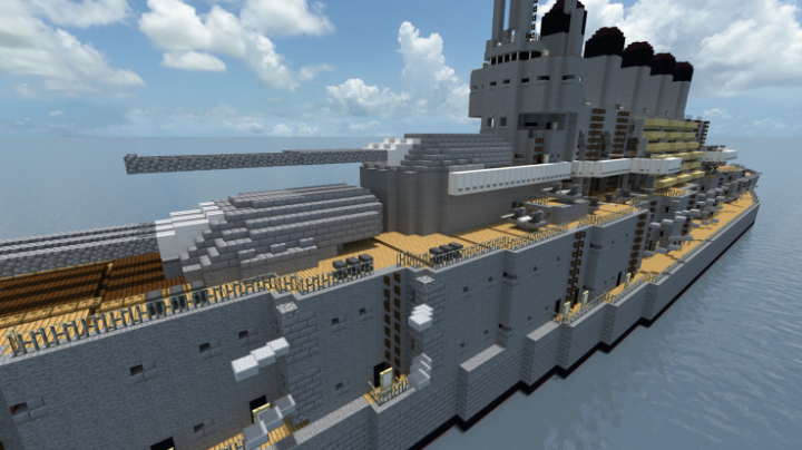 Damocles-class battlecruiser Minecraft Map