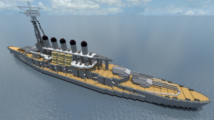 Damocles-class battlecruiser Minecraft Map