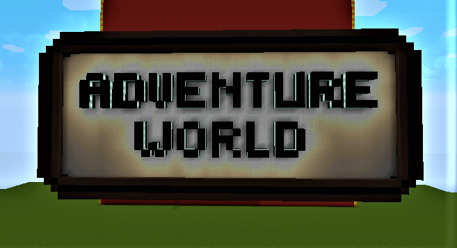 TM Adventure World Sign Minecraft Map