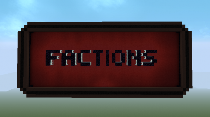 TM Faction Lobby Sign Minecraft Map