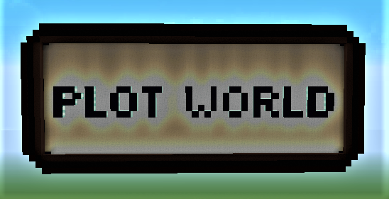TM Plot World Lobby Sign Minecraft Map