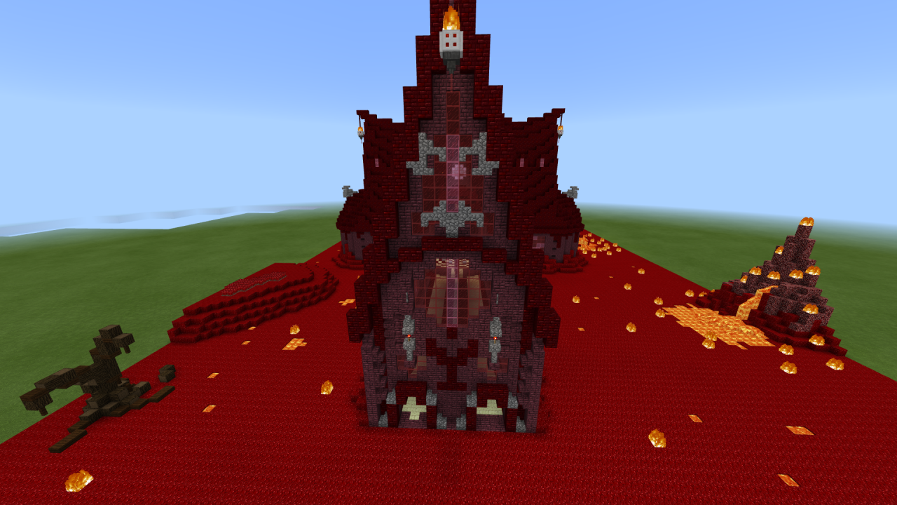 Nether church for Minecraft: Bedrock Edtion Minecraft Map