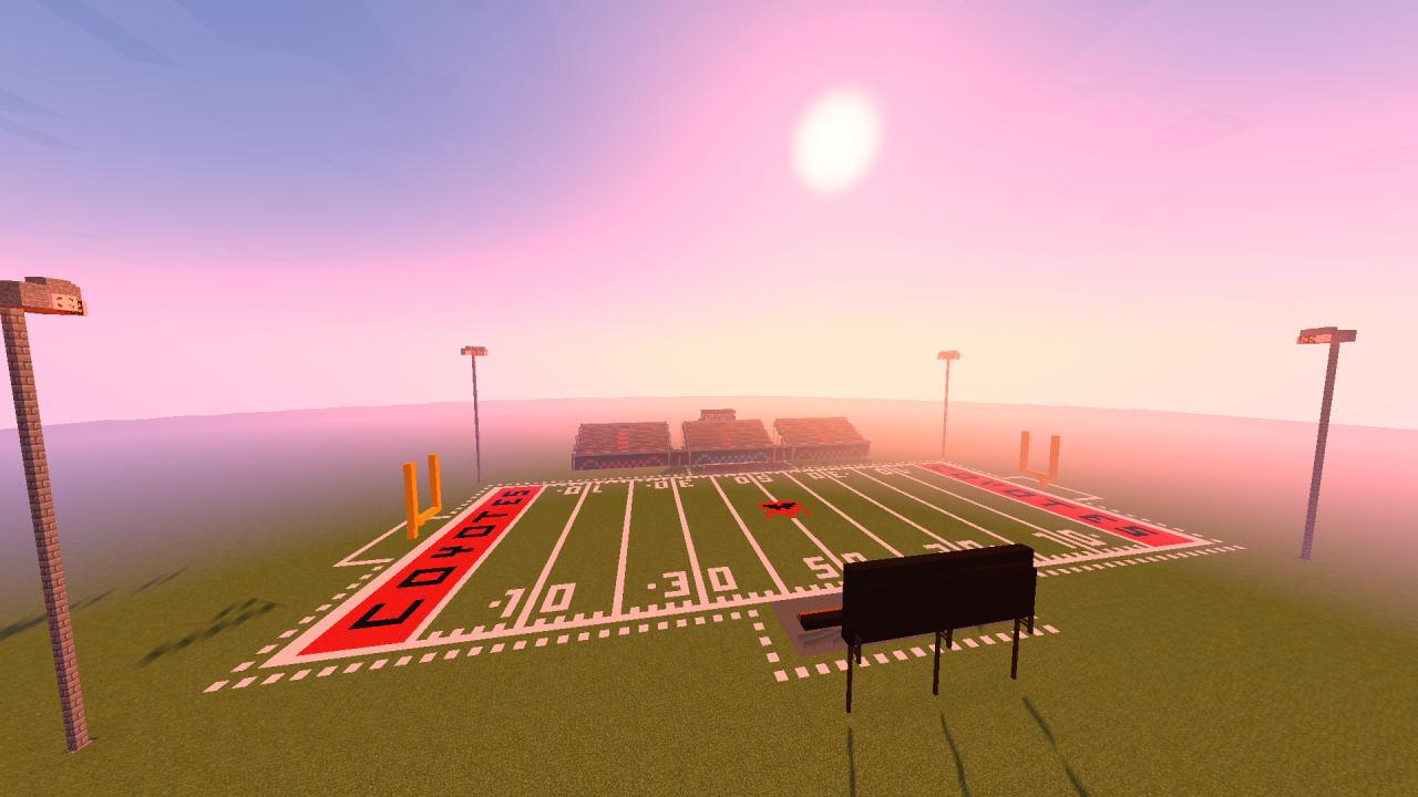 This is a Custom High School/Junior College Football Stadium (Coyotes ...