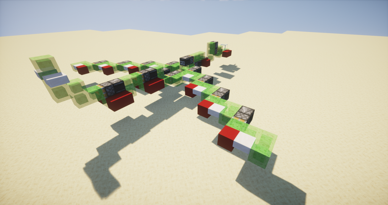 REAL WORKING PLANE, NO MODS. vanilla minecraft flying machine redstone ...