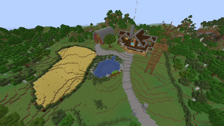 Big Farm House 1.14.4 Minecraft Map