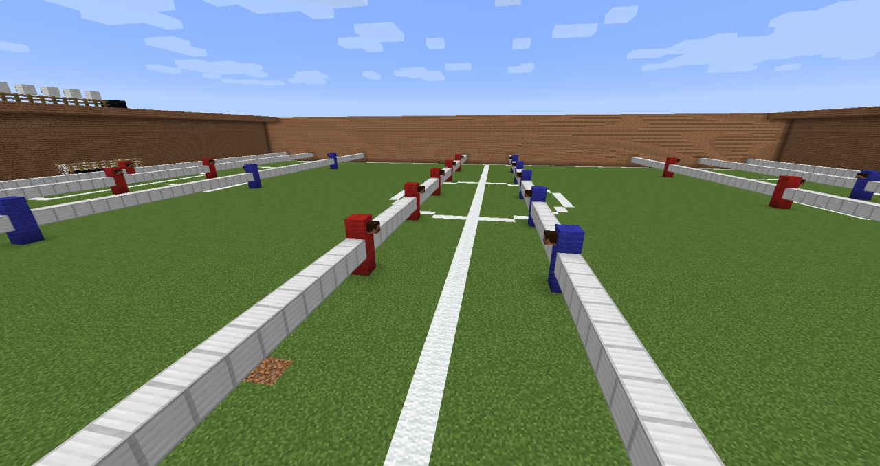 Life sized table soccer Minecraft Map