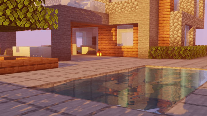 Fancy Modern House Minecraft Map