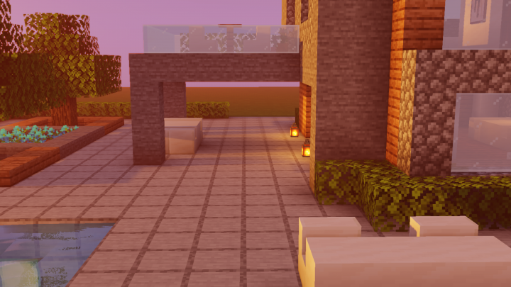 Fancy Modern House Minecraft Map