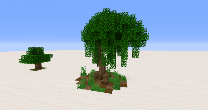 Custom Oak Tree Tutorial Minecraft Project