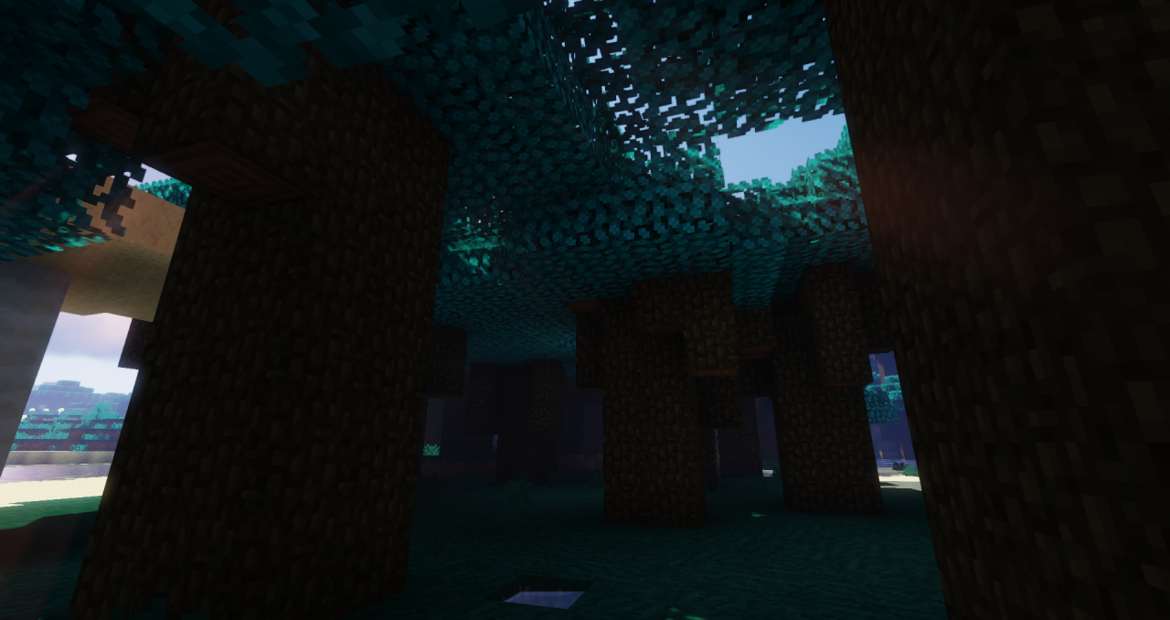 Teal Woods Minecraft Texture Pack