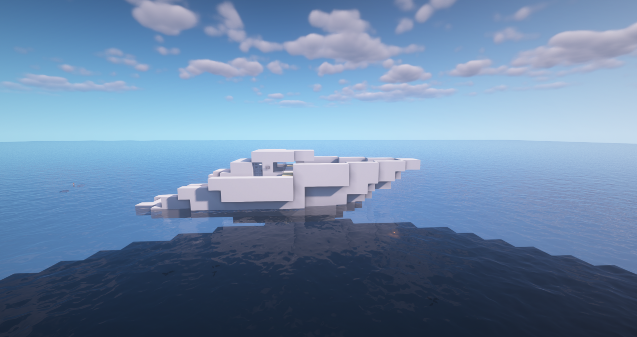 Modern yacht Minecraft Map