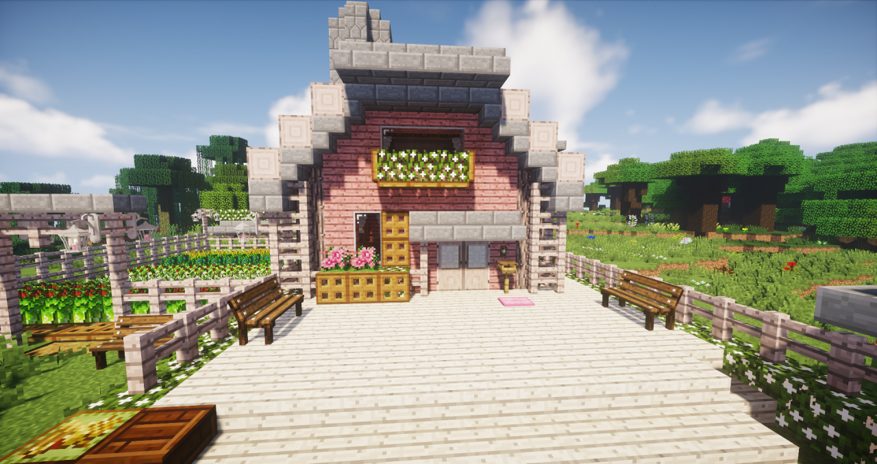 Pink Farm (USES MODS) (1.12.2) Minecraft Map