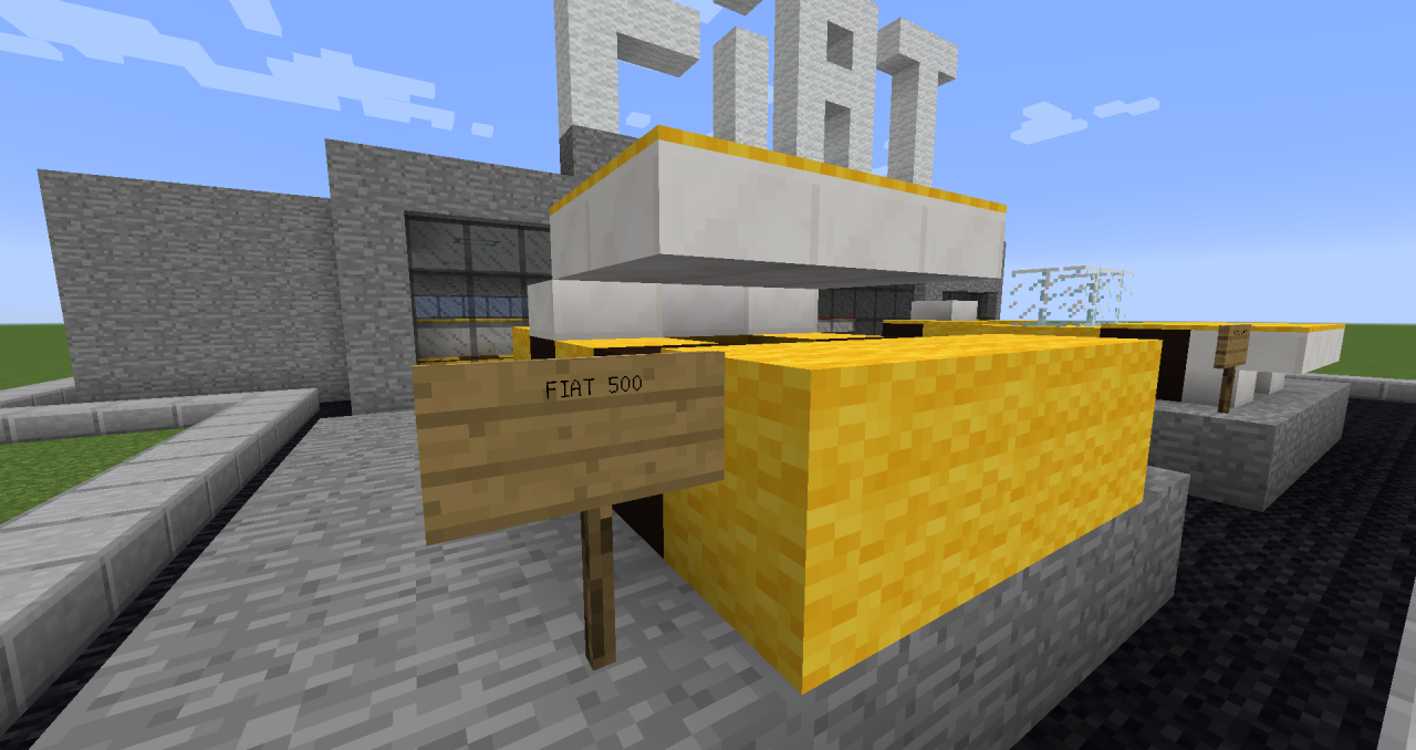 FIAT dealership Minecraft Map