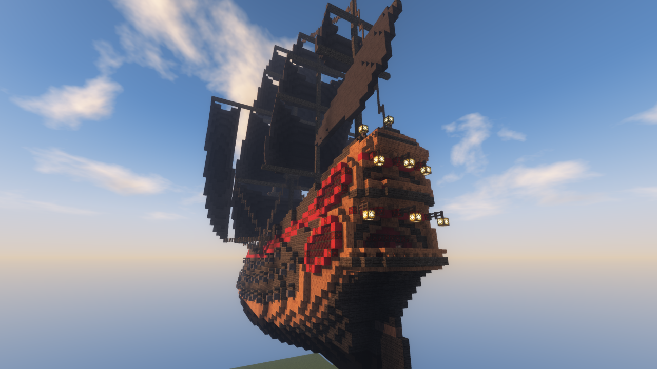 Flaming Gallow Galleon Minecraft Map