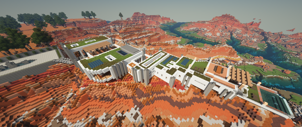Canyon Mansion Minecraft Map