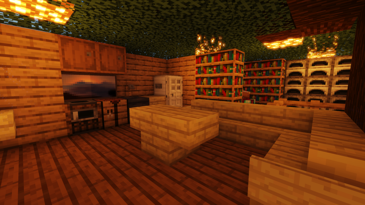 Spruce-house [1.14 +] Minecraft Map