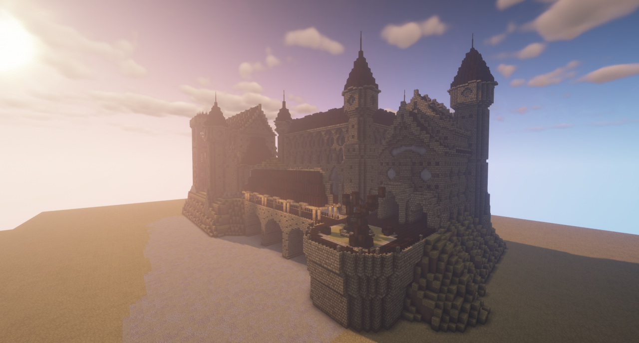 Single Build - Medieval Castle Minecraft Map