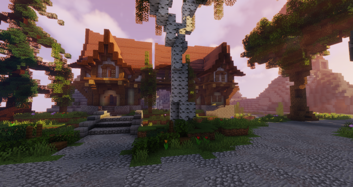 SKYBLOCK SPAWN MEDIEVAL BRITISH (COMMISSION) Minecraft Map