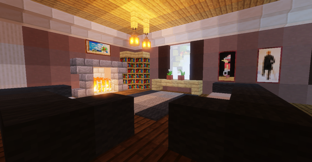 Cozy Interior Build Contest Submission Minecraft Map
