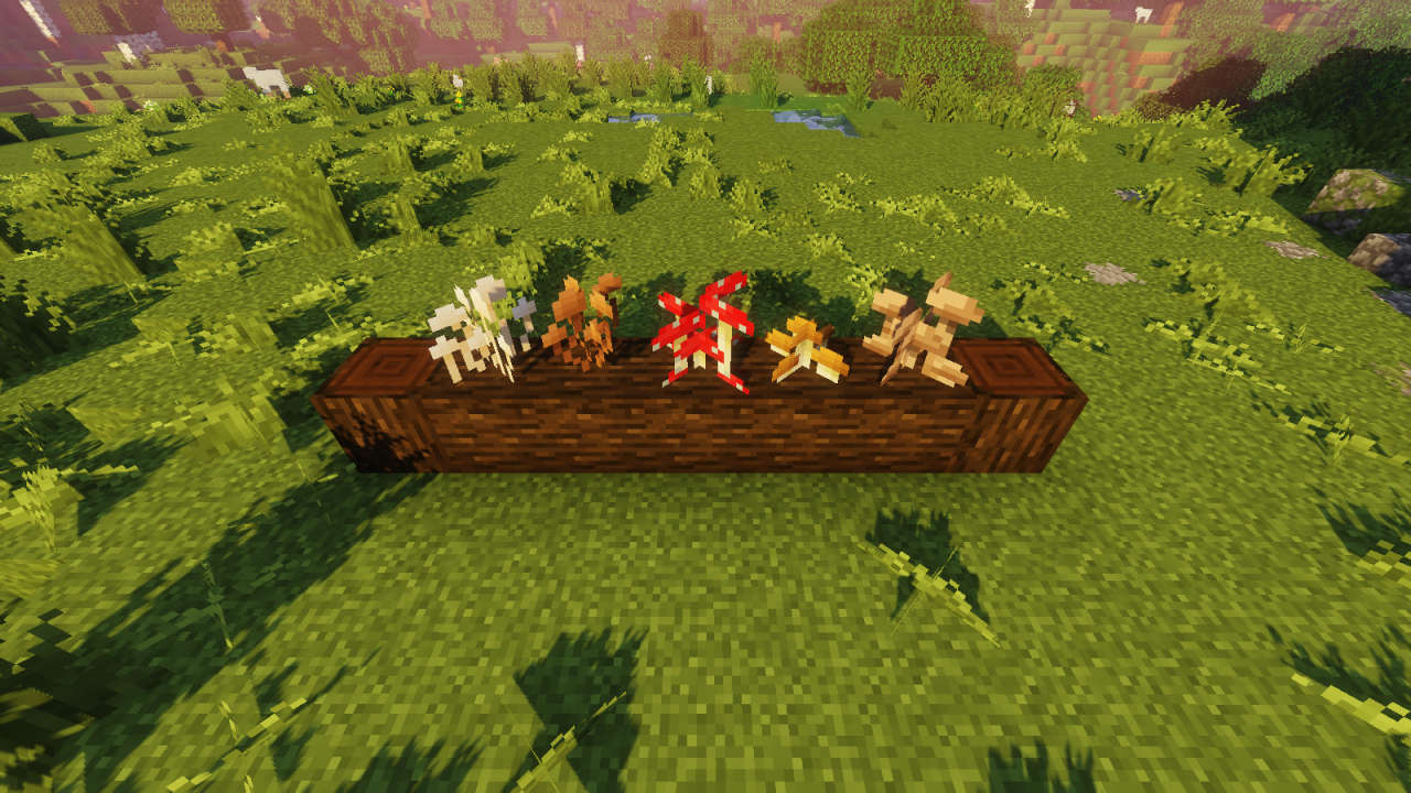 Mushroom Clusters - Shelf Fungus Add-on Minecraft Texture Pack