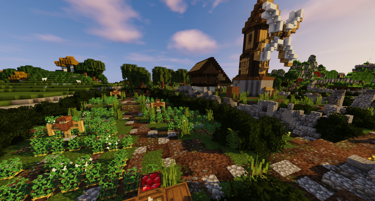 Rustic Farmland (medieval) Minecraft Map