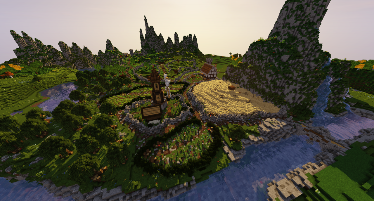 Rustic Farmland (medieval) Minecraft Map