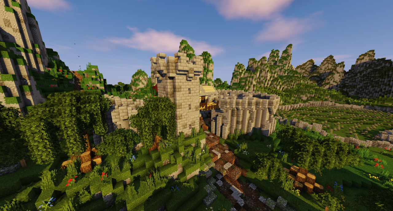 Medieval Path fort Minecraft Map