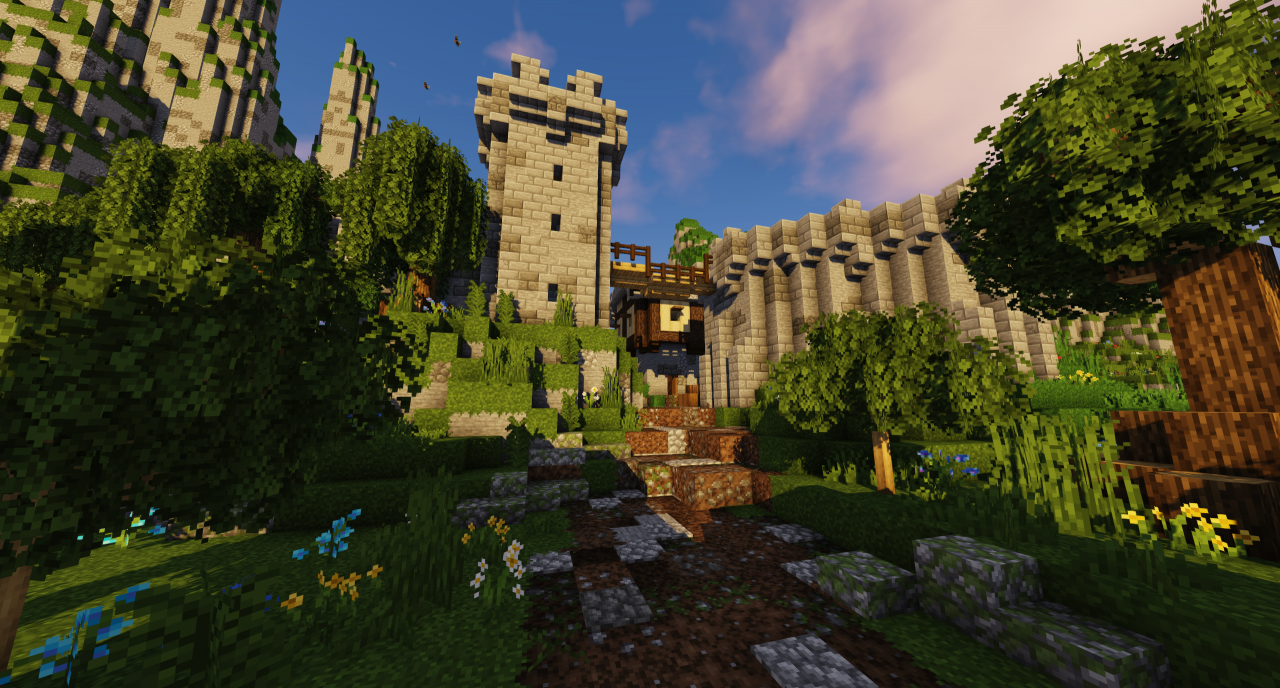 Medieval Path fort Minecraft Map