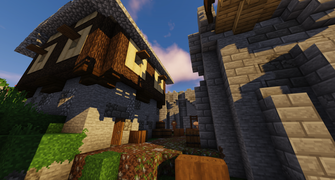 Medieval Path fort Minecraft Map