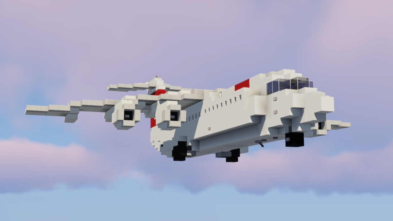 Avro RJ 100 / BAe 146-300 Minecraft Map