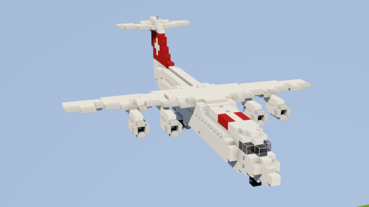 Avro RJ 100 / BAe 146-300 Minecraft Map