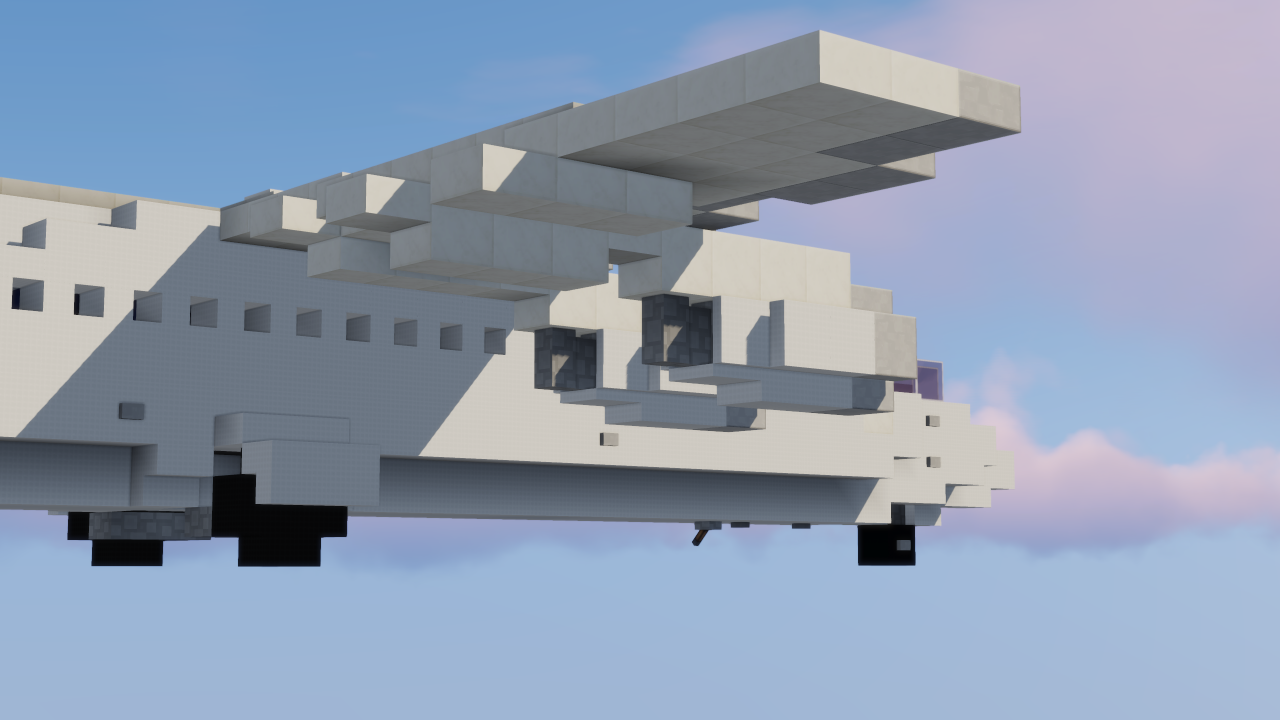 Avro RJ 100 / BAe 146-300 Minecraft Map