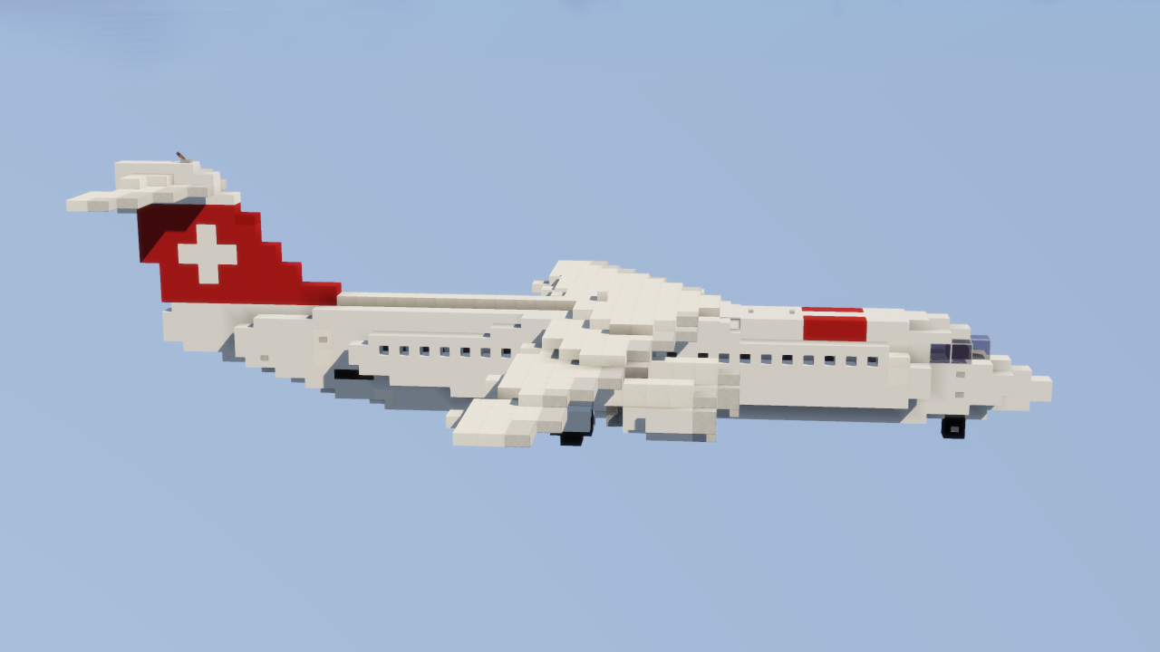 Avro RJ 100 / BAe 146-300 Minecraft Map