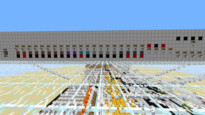 RC8001, an 8 Bit CPU Minecraft Map