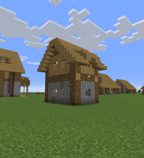 [Recreating a Village] PART 1, The Library Minecraft Map