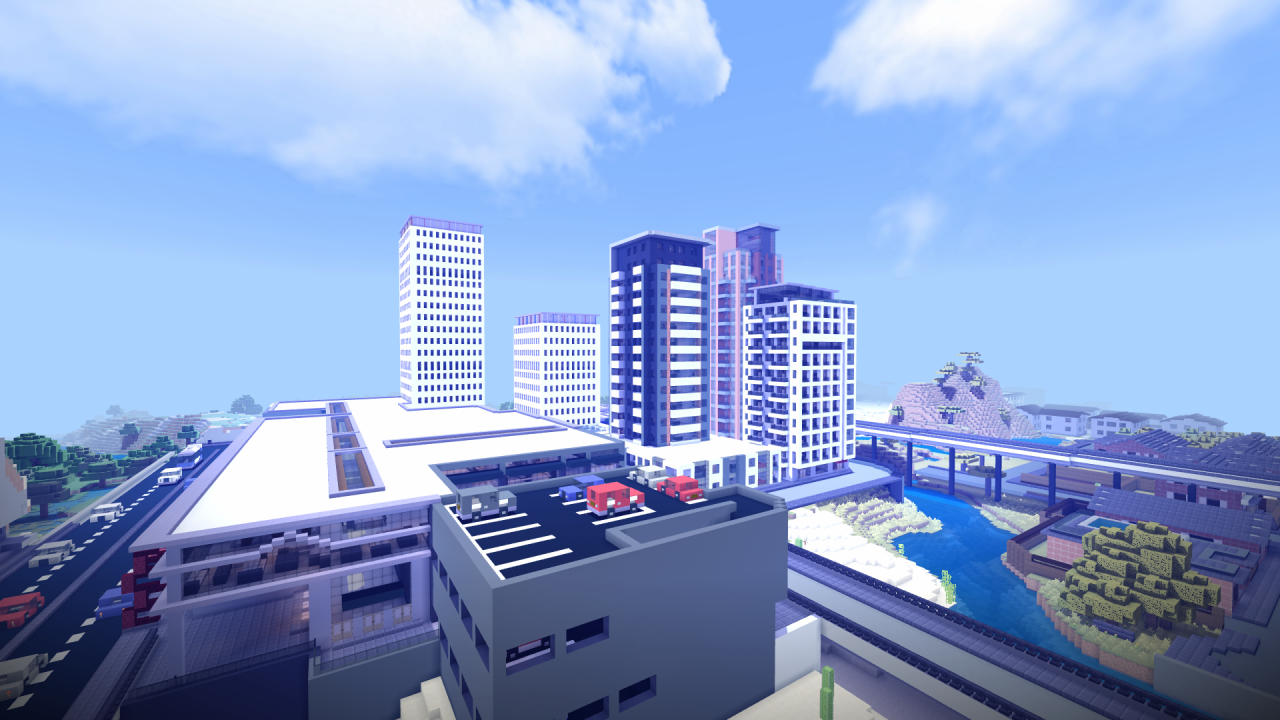 Cornerbrooke and Bayview area (Herchepshire) Minecraft Map