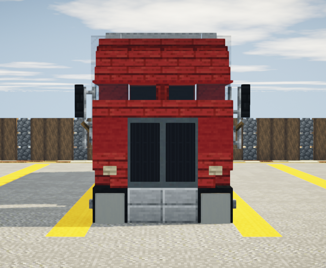 Cab-over Truck w/ 40ft Container Minecraft Map