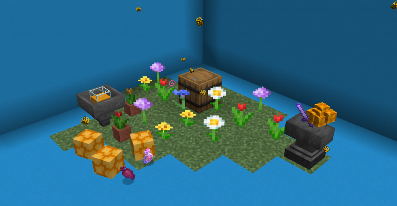 Ambrosia - Bees for 1.14! - Gamemode 4 Module Minecraft Data Pack