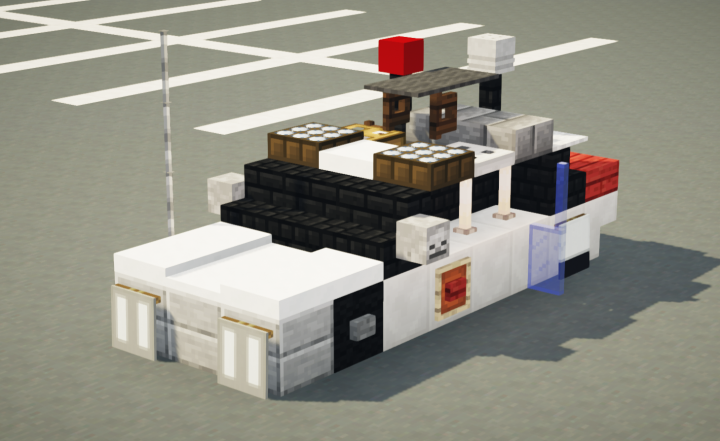 Ghostbusters Ecto-1 Minecraft Map