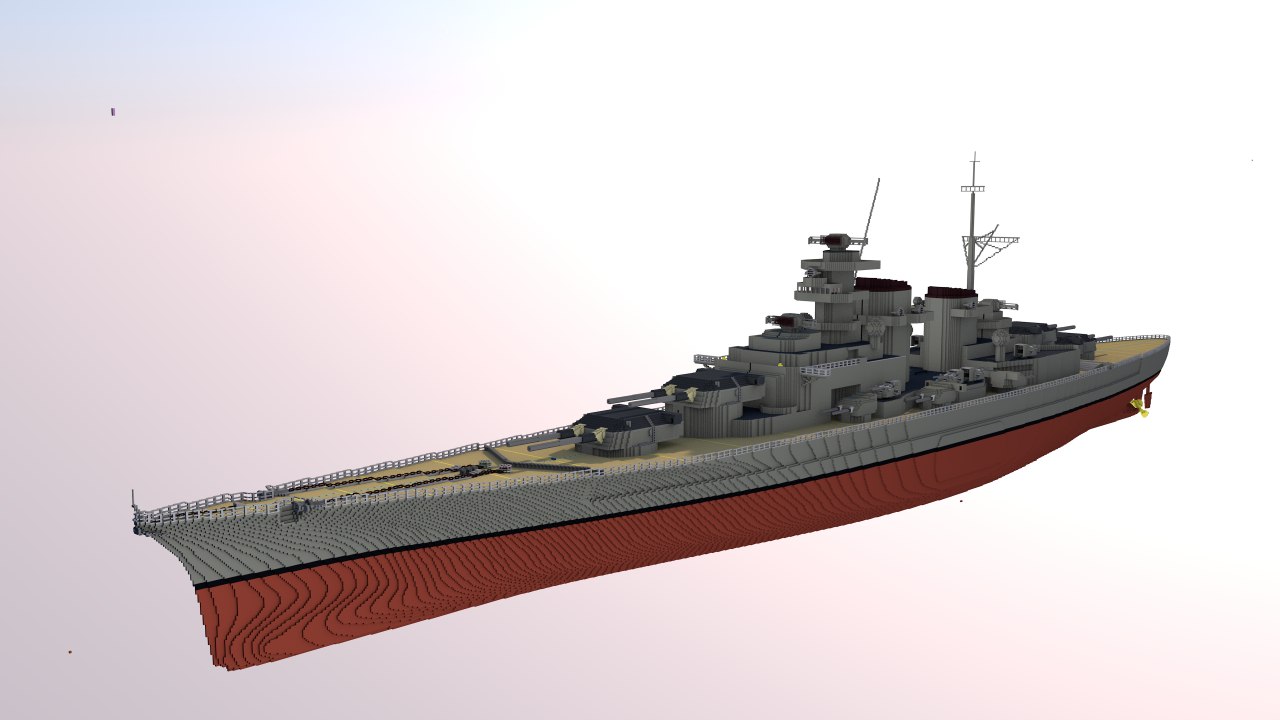 H41 class battleship DKM Lütjens Minecraft Map