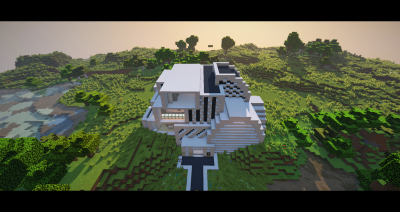 Advanced Modern House Minecraft Map