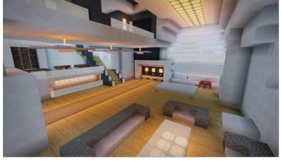 Advanced Modern House Minecraft Map