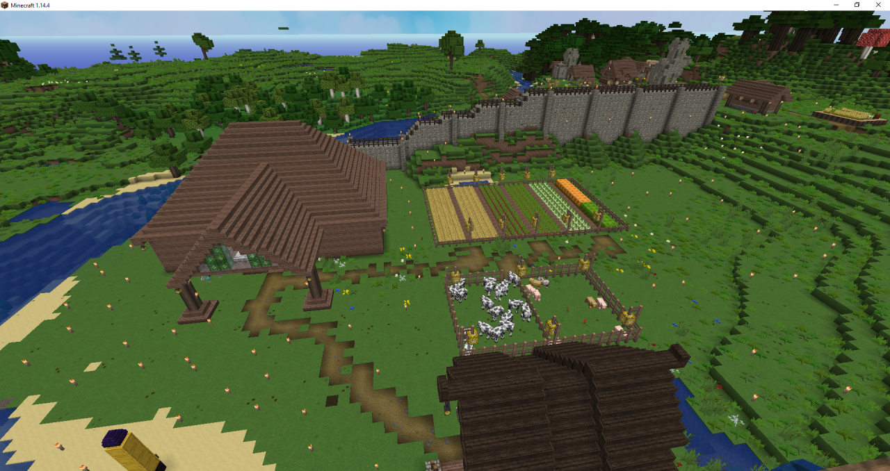 Survival World/ Village Minecraft Map