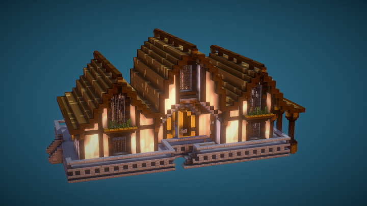 Skyblock shop-house Minecraft Map